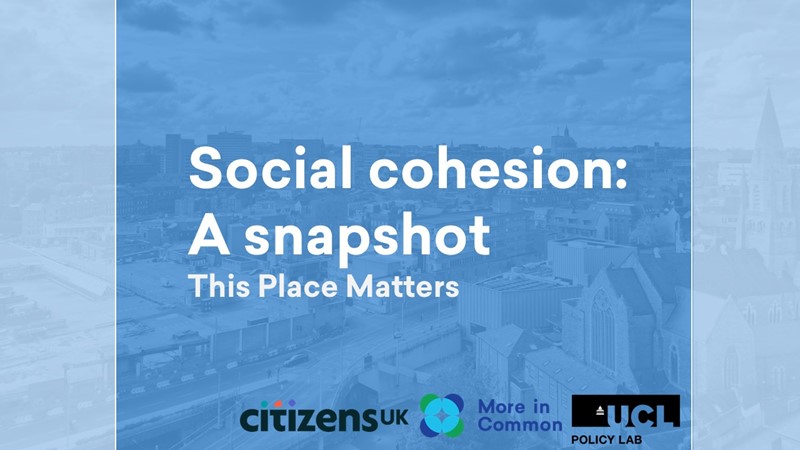 Social cohesion: A snapshot - More In Common