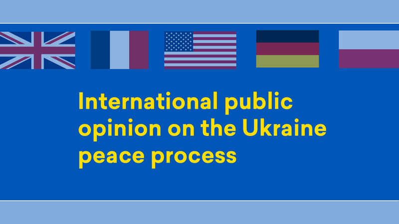 International public opinion on the Ukraine peace process - More In Common